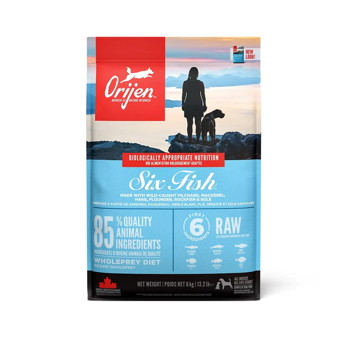 ORIJEN Six Fish Dog 6kg - AnimalZoone