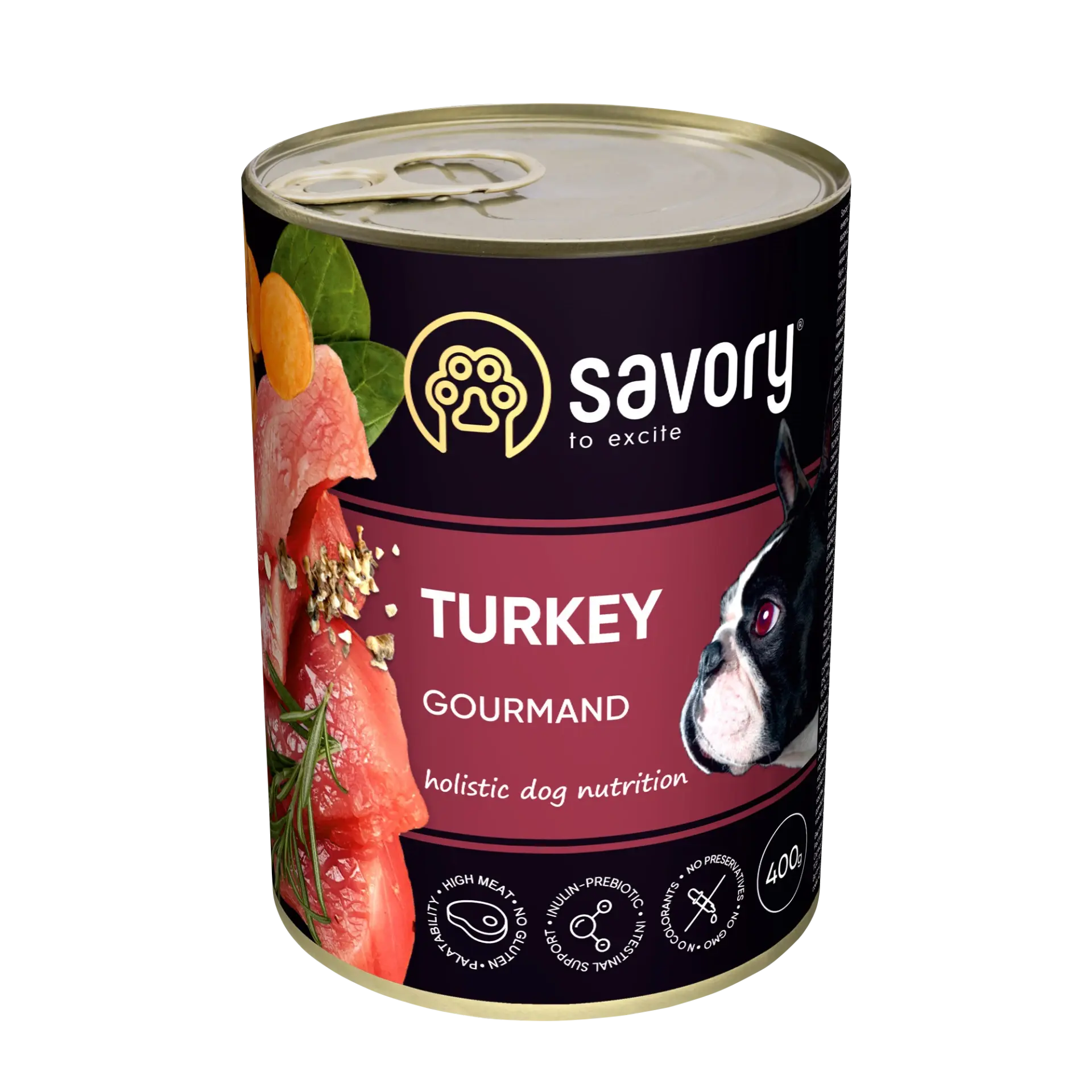 Savory Dog Adult Mono Turkey Karma Mokra Monoproteinowa Dla Dorosłych ...